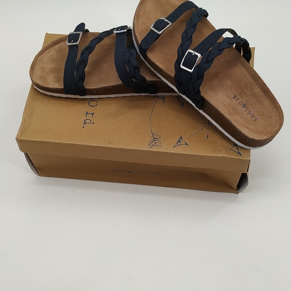 Indigo | Shoes | Birk Style Women Sandals | Poshmark